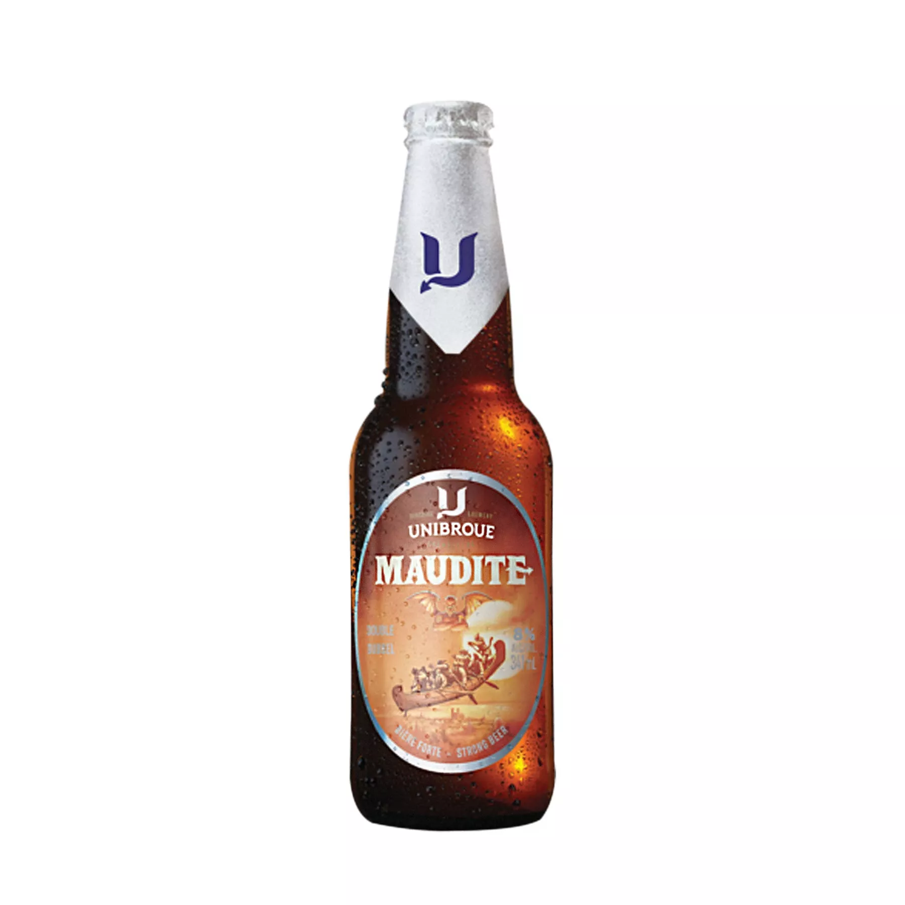 Bière Maudite - Brasserie Unibroue | Une Petite Mousse