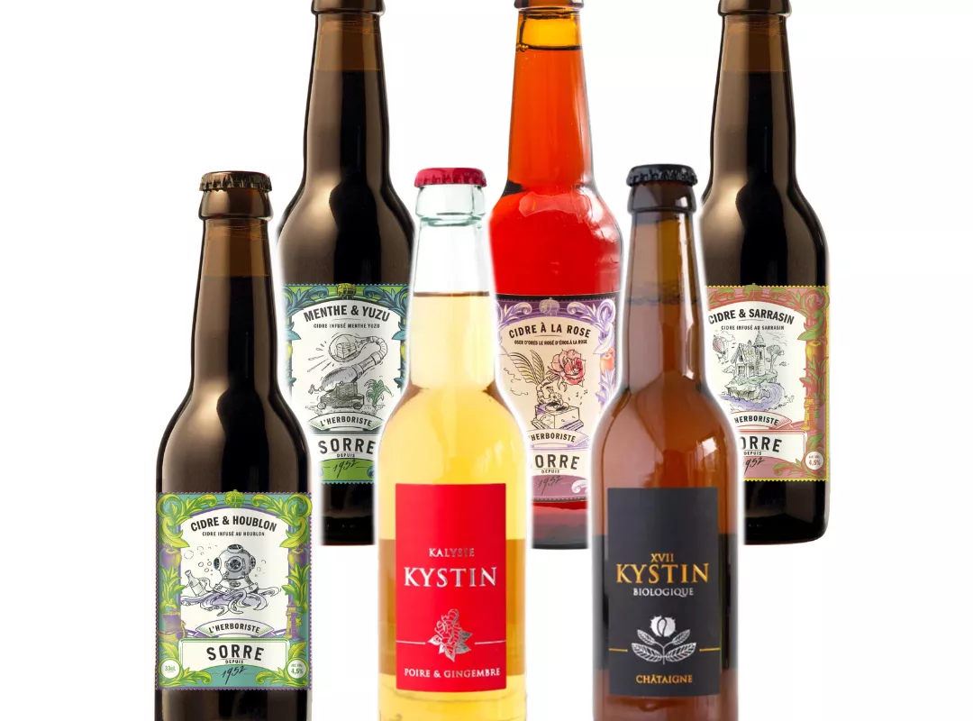 Coffret de cidres aromatisés et originaux | 6 x 33cl | Une Petite Mousse